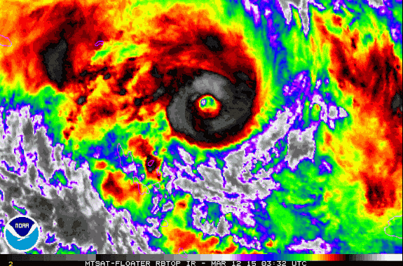 Tropical Cyclone Pam Hits Vanuatu Category 5 system - Extreme Storms