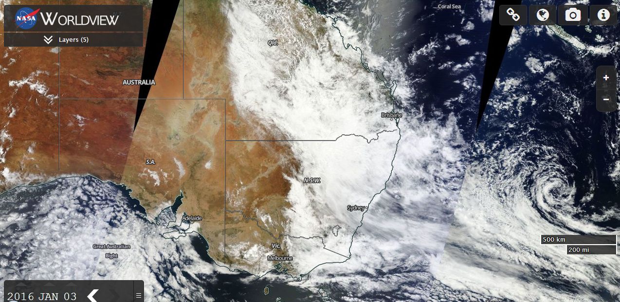 Heavy rain events QLD, NSW and Victoria 3/1/2016 - Extreme Storms