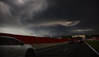 Vehicle tossed and destroyed in the El Reno Tornado 31st May 2013 ...