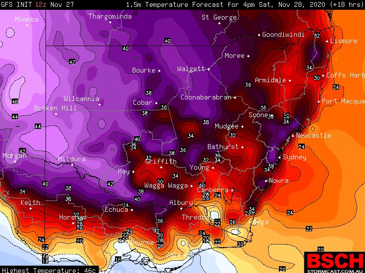 Late November heatwave SE Australia 27-29 November and 1 December 2020 ...