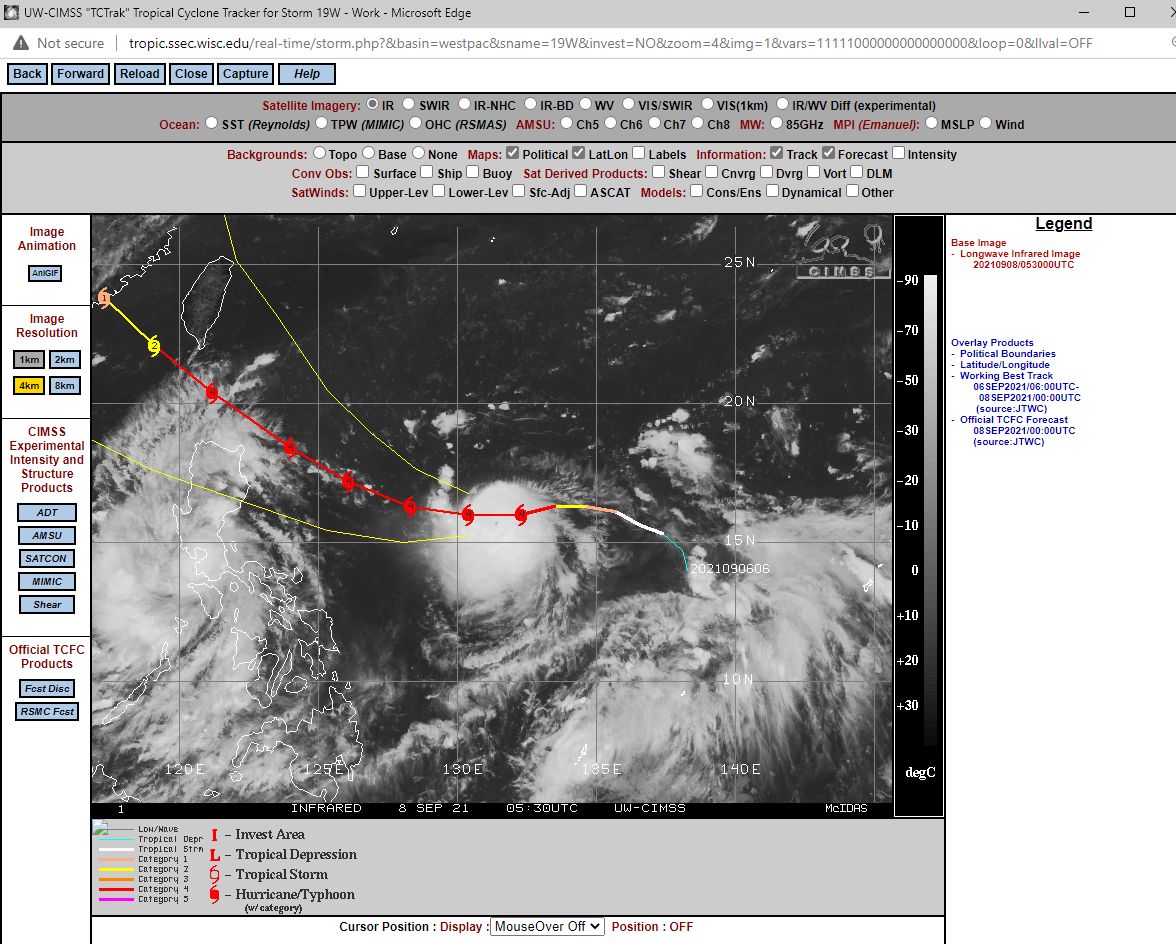 Typhoon Chanthu - Extreme Storms