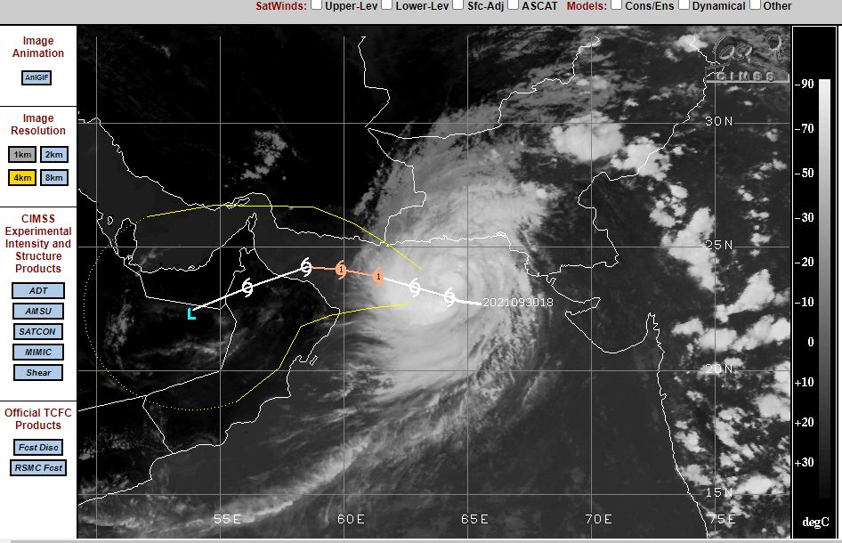 Tropical Cyclone Shaheen Oman - 2 to 4 October 2021 - Extreme Storms