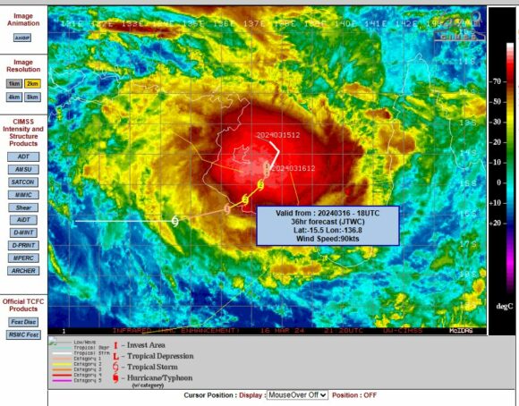 Tropical Cyclone Megan makes landfall - Gulf of Carpentaria Northern ...