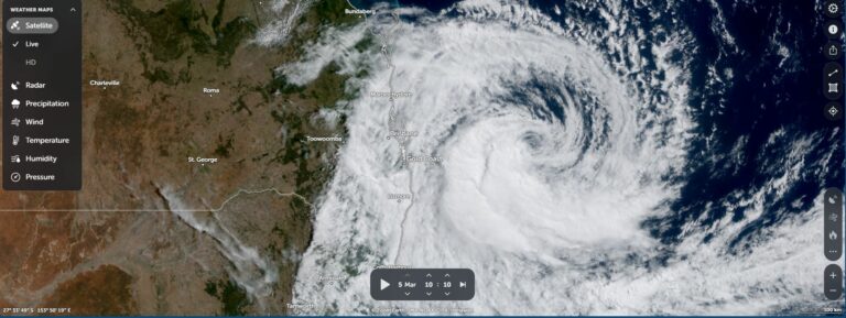 Tropical Cyclone Alfred - Makes landfall and nears its end SE ...