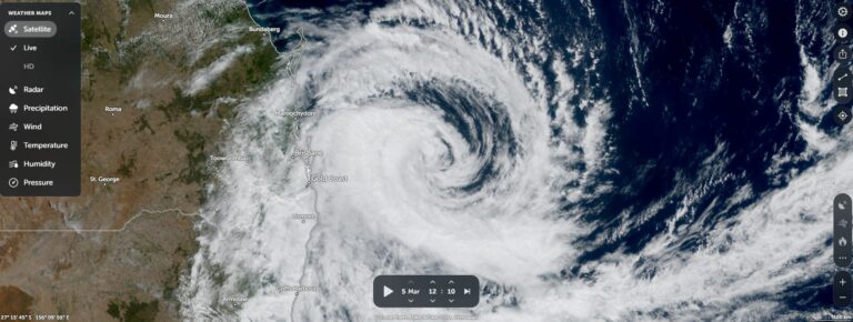 Tropical Cyclone Alfred - Makes landfall and nears its end SE ...